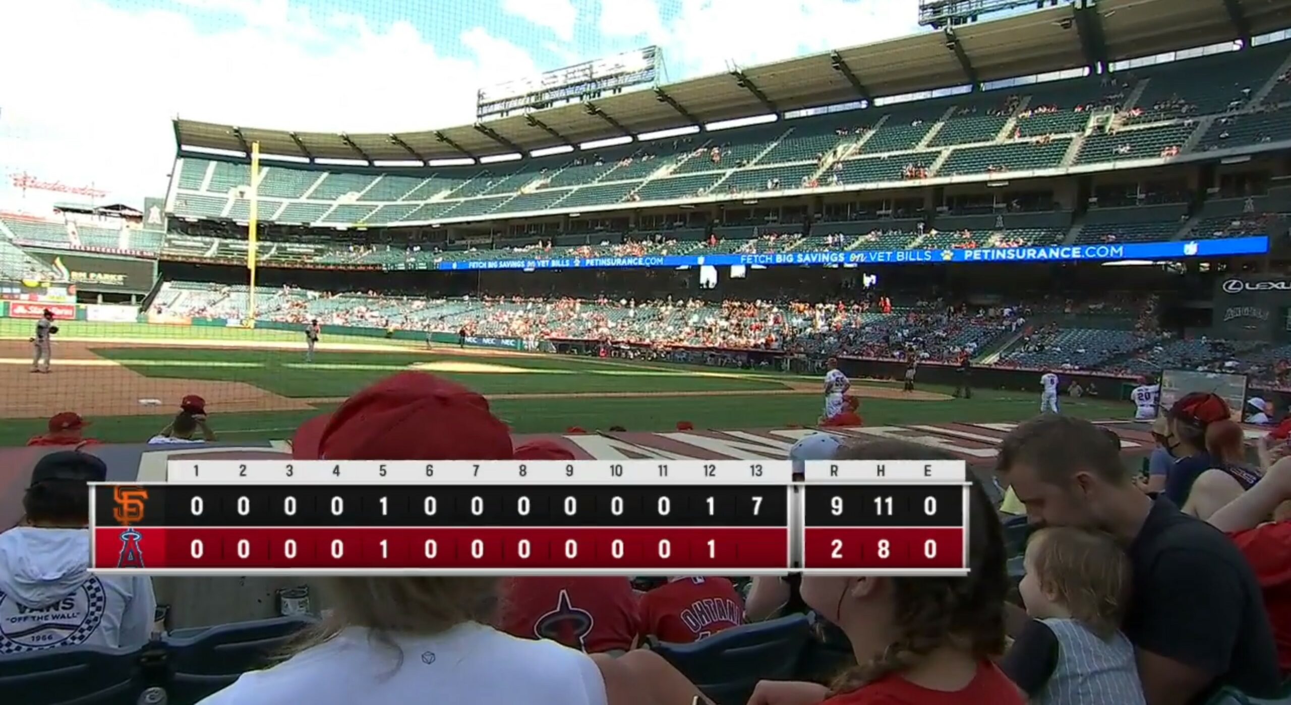 Angels Lose Historic Game in Extras 9-3 - Crashing the Pearly Gates